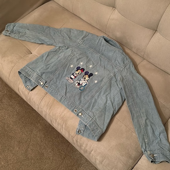Disney | Jackets & Coats | Vintage Disney Denim Jacket With Mickey And ...